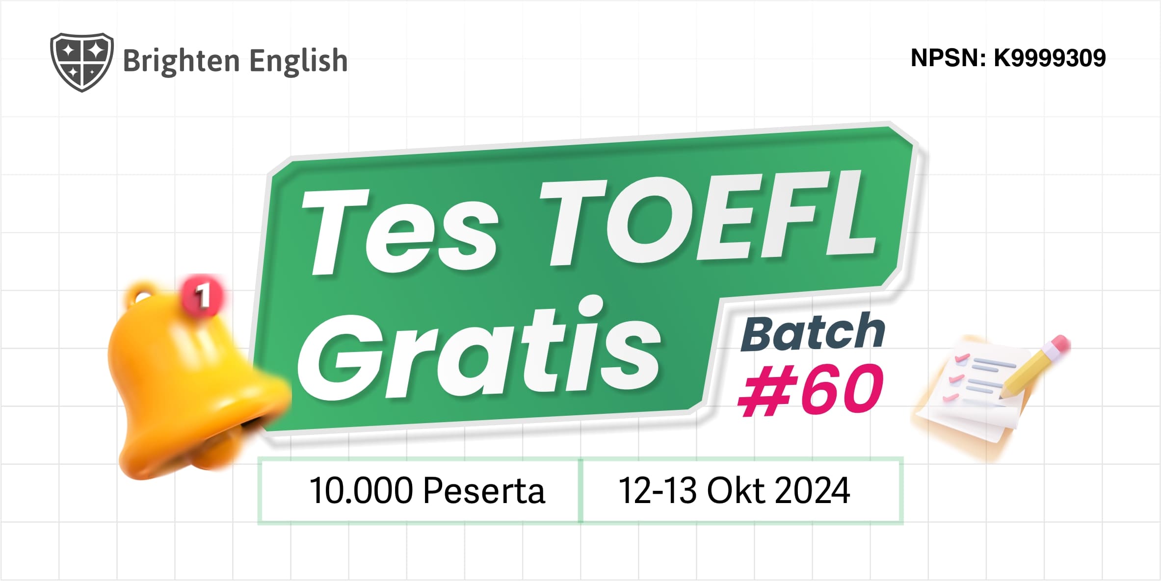Tes TOEFL Batch 60